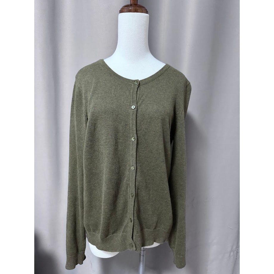 H&M 針織外套-綠L | 蝦皮購物