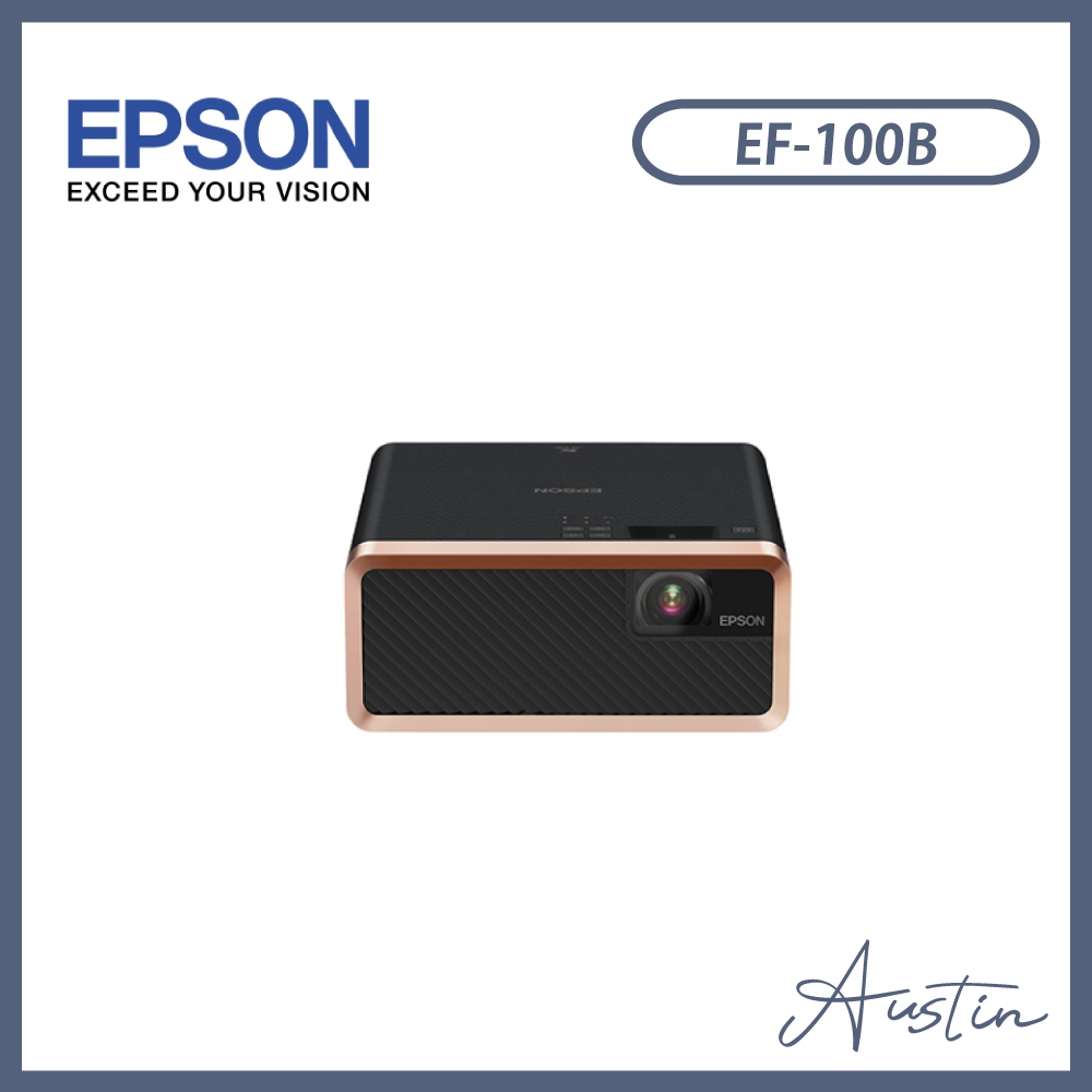 【展示機】[EPSON 愛普生] 迷你雷射投影機 EF-100B | 蝦皮購物