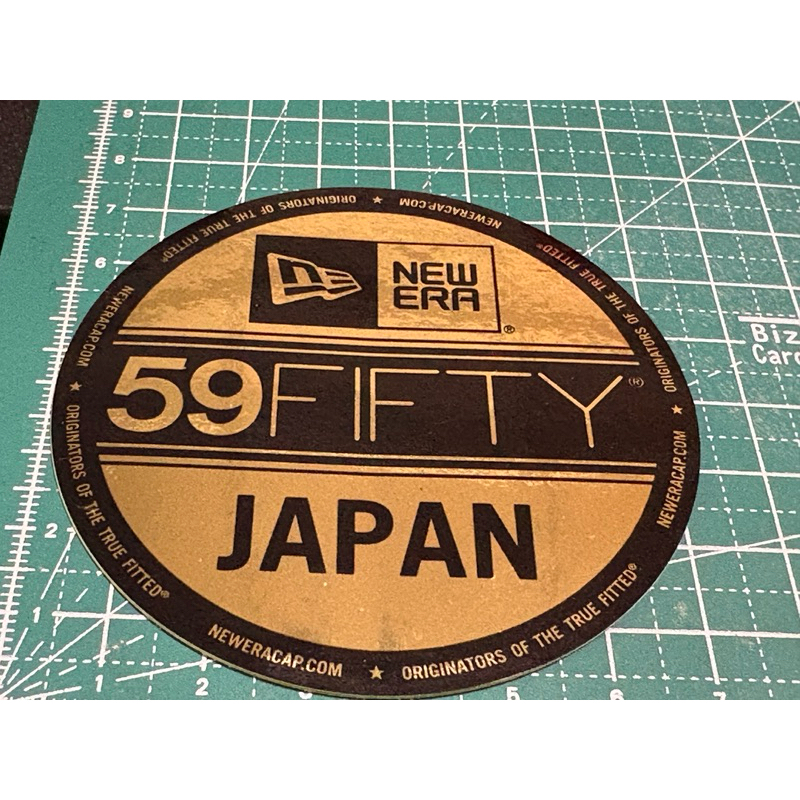 New Era JPN 59Fifty Day Sticker 日本5950JPN限量金貼紙 約7公分少量原廠非常稀有 | 蝦皮購物