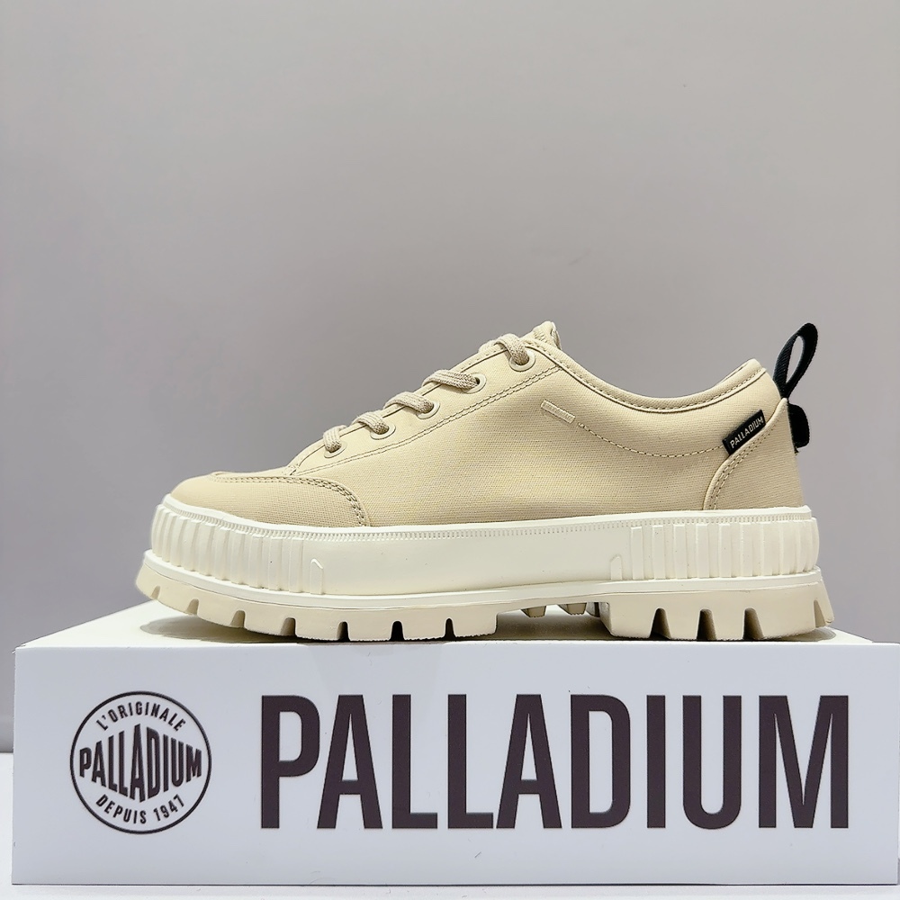 PALLADIUM PALLASHOCK LO WP 男女款 奶茶色 低筒 餅乾鞋 防水 休閒鞋 74408-217 | 蝦皮購物