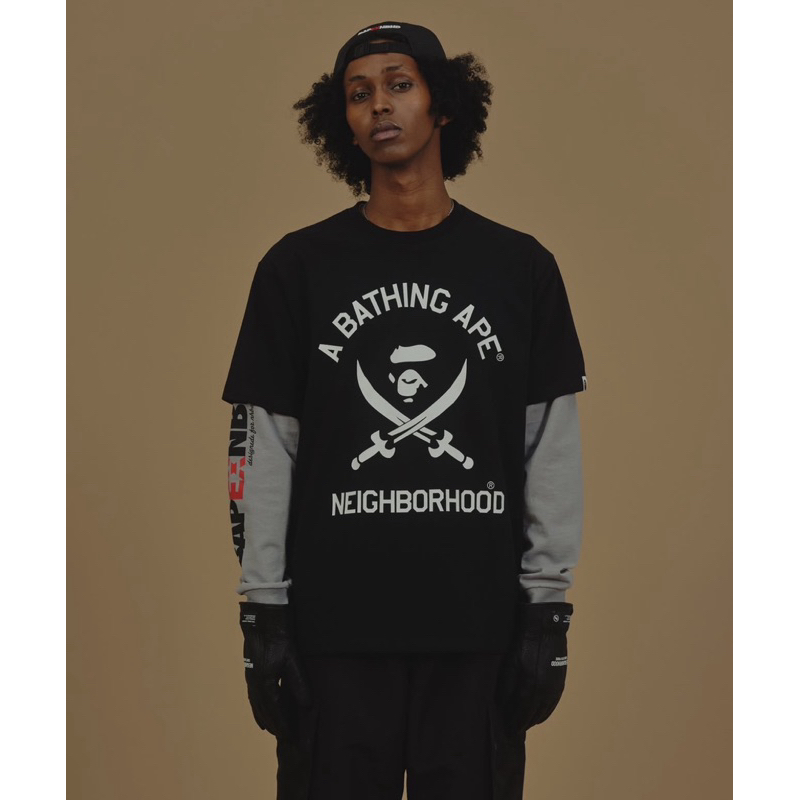聯名 BAPE X NBHD NEIGHBORHOOD 短Tee 現貨 | 蝦皮購物