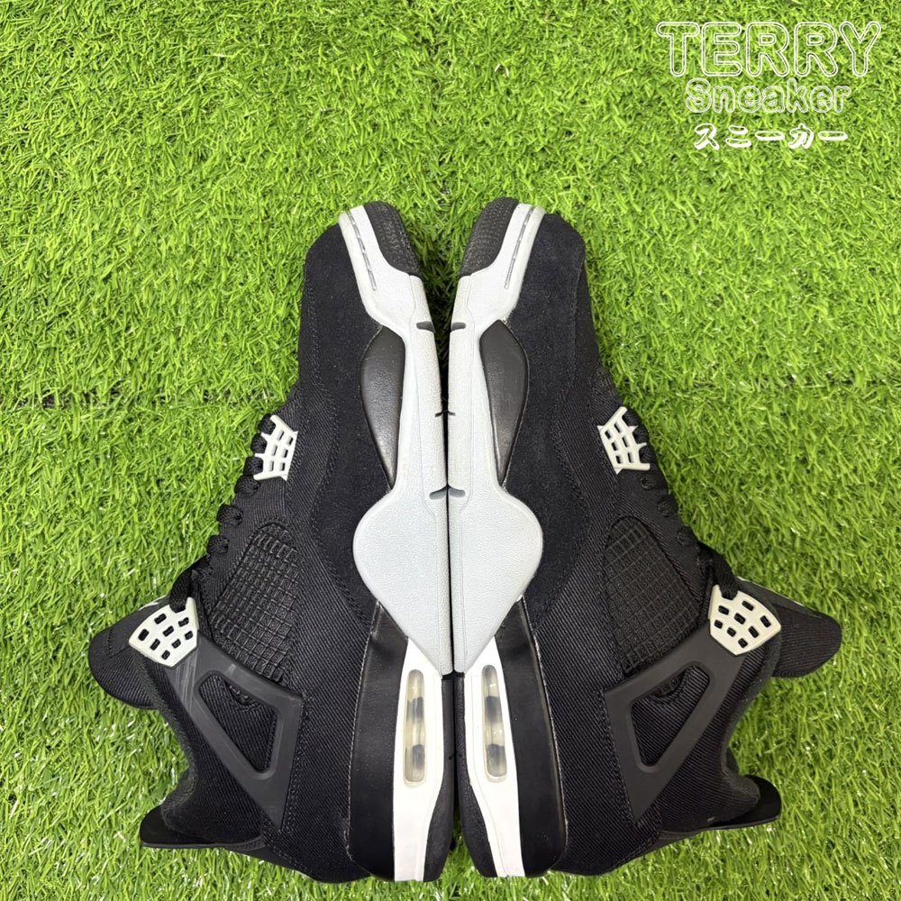 中古 US11 Air Jordan 4 Retro SE 'Black Canvas' DH7138-006 | 蝦皮購物
