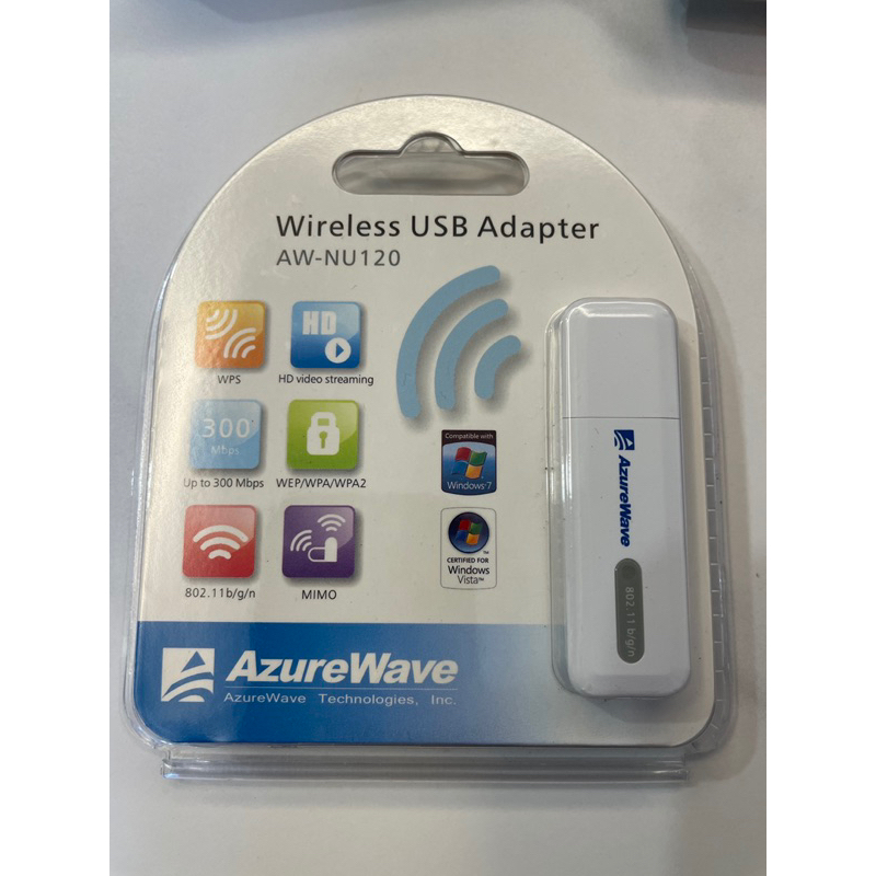 （全新）AzureWave AW-NU120 Wireless USB Adapter WiFi無線網路卡 | 蝦皮購物