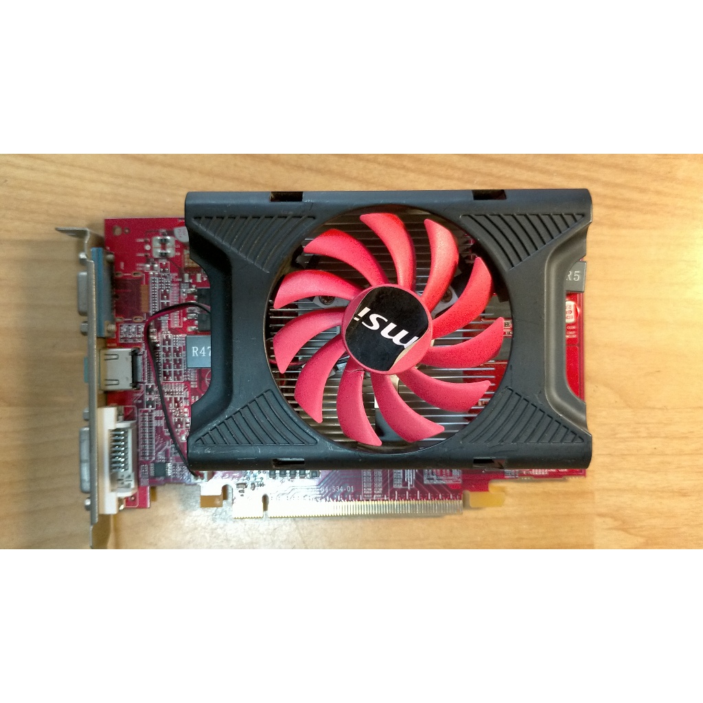 E.PCI-E顯示卡-MSI 微星R6670- MD1GD3 128 bits 傳輸高畫質影片 直購價150 | 蝦皮購物