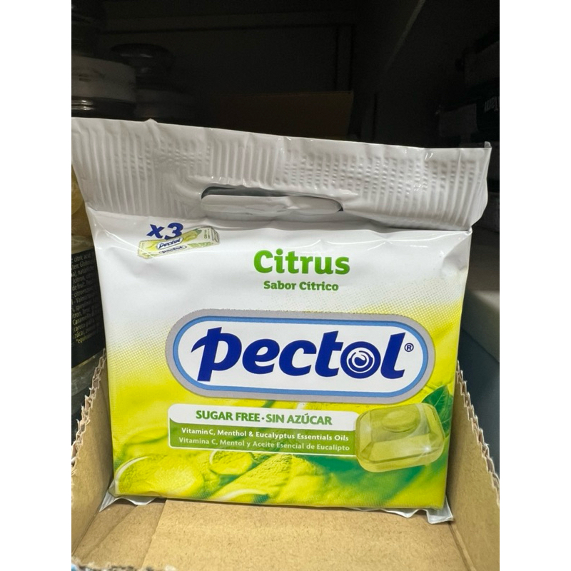 西班牙Pectol 無糖薄荷糖/Pectol Extra無糖薄荷糖93公克（3入）/包 | 蝦皮購物