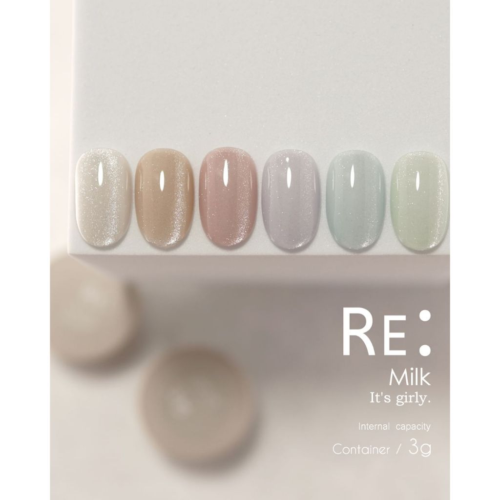 日本代購RE:HEMA free Milk.乳白鑽石貓眼系列 MG720 ~ MG725 | 蝦皮購物
