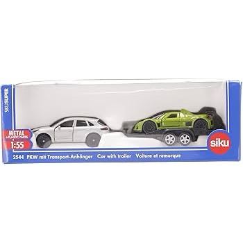 全新 德國 SIKU 2544 Macan with Gumpert Apollo 跑車拖車組 1:55 SU2544 | 蝦皮購物