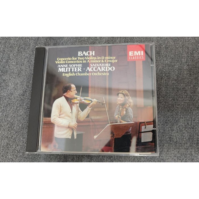 BACH:Violin Concertos Mutter Accardo 荷蘭版 有IFPI | 蝦皮購物