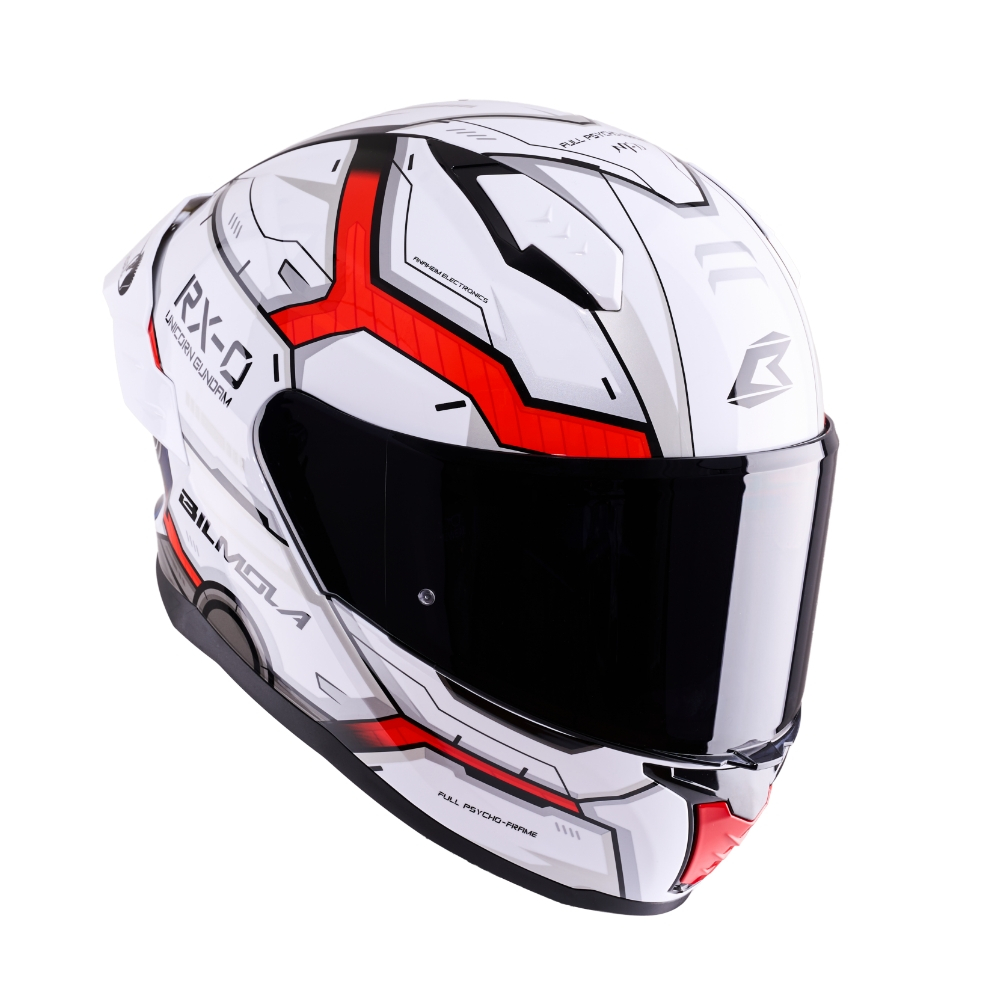 Bilmola Helmets NEX-R 機動戰士 鋼彈 全罩 安全帽 RX-0 獨角獸 -【萬勝騎士裝備】 | 蝦皮購物