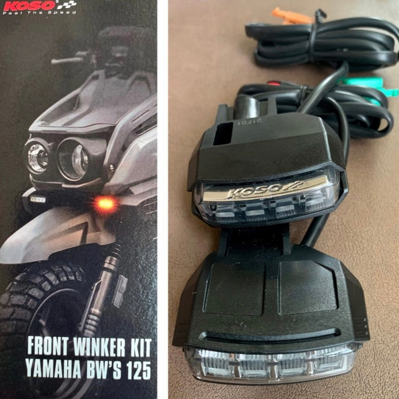 【鉅石】KOSO YAMAHA 水冷bws前定位燈(方向燈)組 LED燈/非流水 改裝 零件 精品改裝 | 蝦皮購物