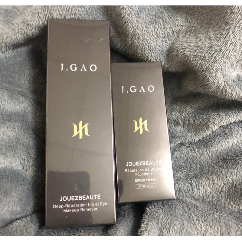 高宇蓁 J.GAO 玩美恆久修護輕粉底 自然｜眼唇卸妝液 | 蝦皮購物