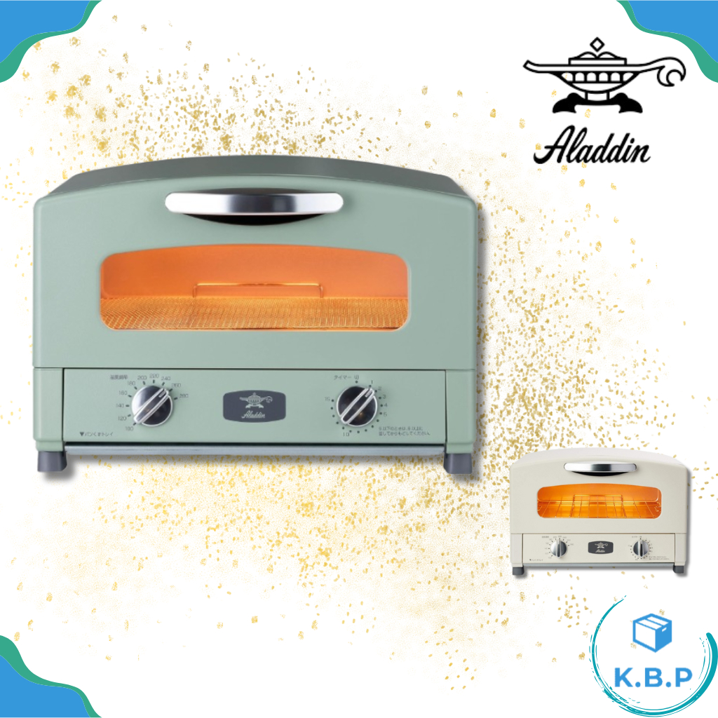 Sengoku Aladdin 日本千石阿拉丁「專利0.2秒瞬熱」4枚燒復古多用途烤箱 AGT-G13B | 蝦皮購物