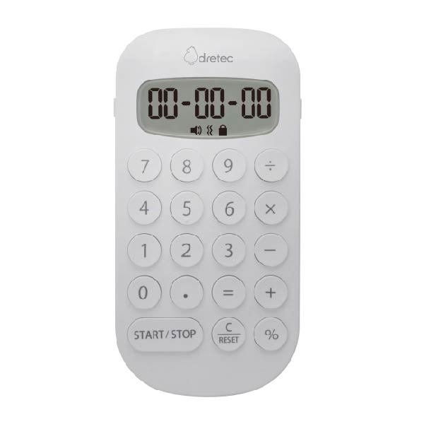 日本 dretec 小丸 隨身型 震鈴 計算 &時鐘 計時器 白色 /台CL-133WT | 蝦皮購物