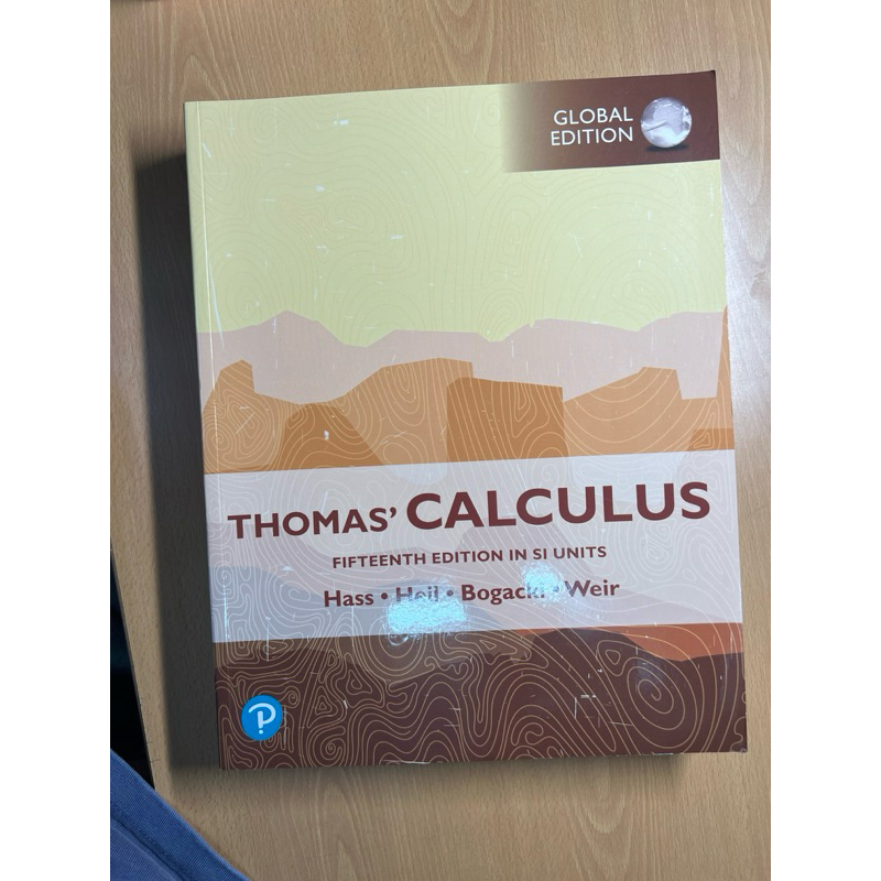 THOMAS CALCULUS 15版 SI制 新書沒寫過的 微積分原文書 | 蝦皮購物