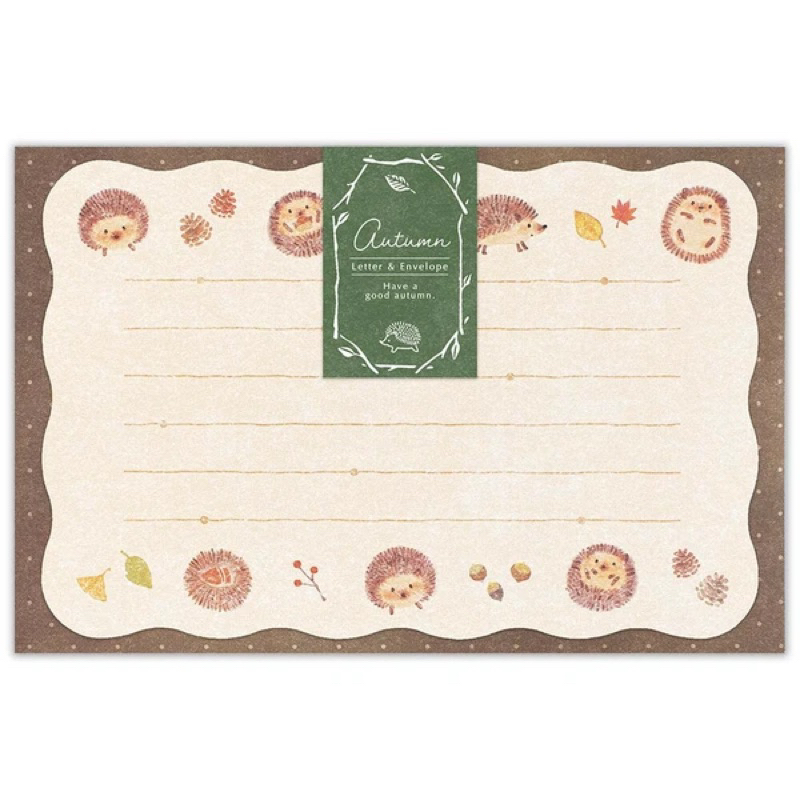 【JAFN】台灣現貨🔥日本エヌビー社 NB社 信件套組 日本製造 刺蝟 | 蝦皮購物