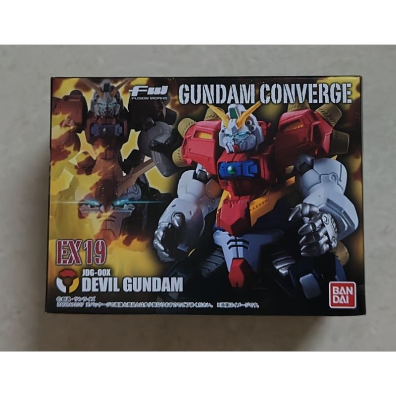 鋼彈 SD FW GUNDAM CONVERGE EX19 惡魔鋼彈 G 機動武鬥傳 | 蝦皮購物