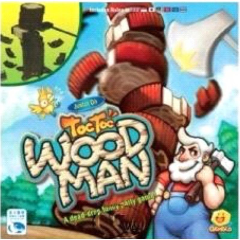 全新 正版 桌遊 伐木達人 Toc Toc Wood Man board game | 蝦皮購物