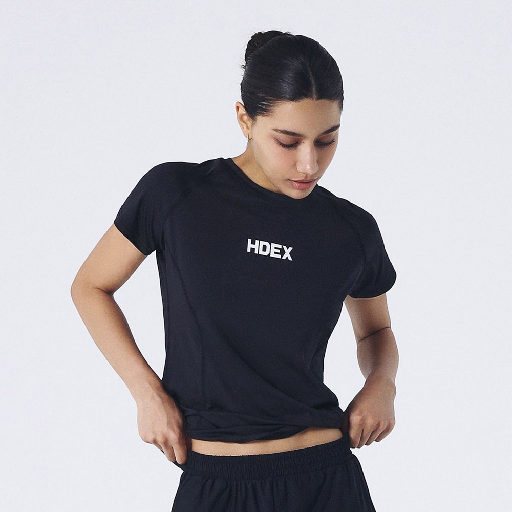 【HDEX】Main Logo Bracing 透氣輕量運動上衣_黑色 | 蝦皮購物