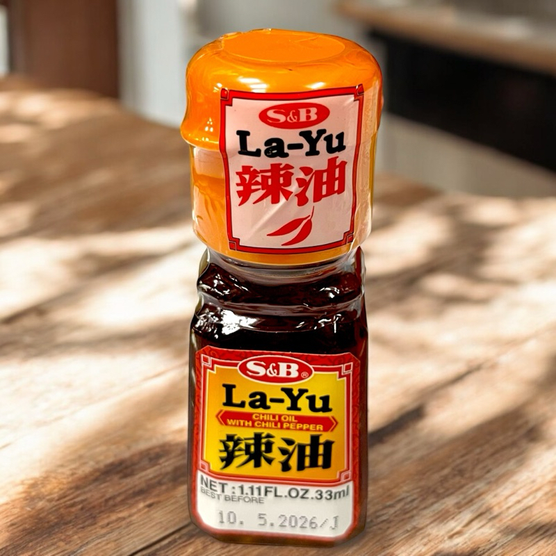 日本 S&B辣油 黃蓋 La-Yu 33ml 唐辛子 辣醬 辣油 辣椒 | 蝦皮購物