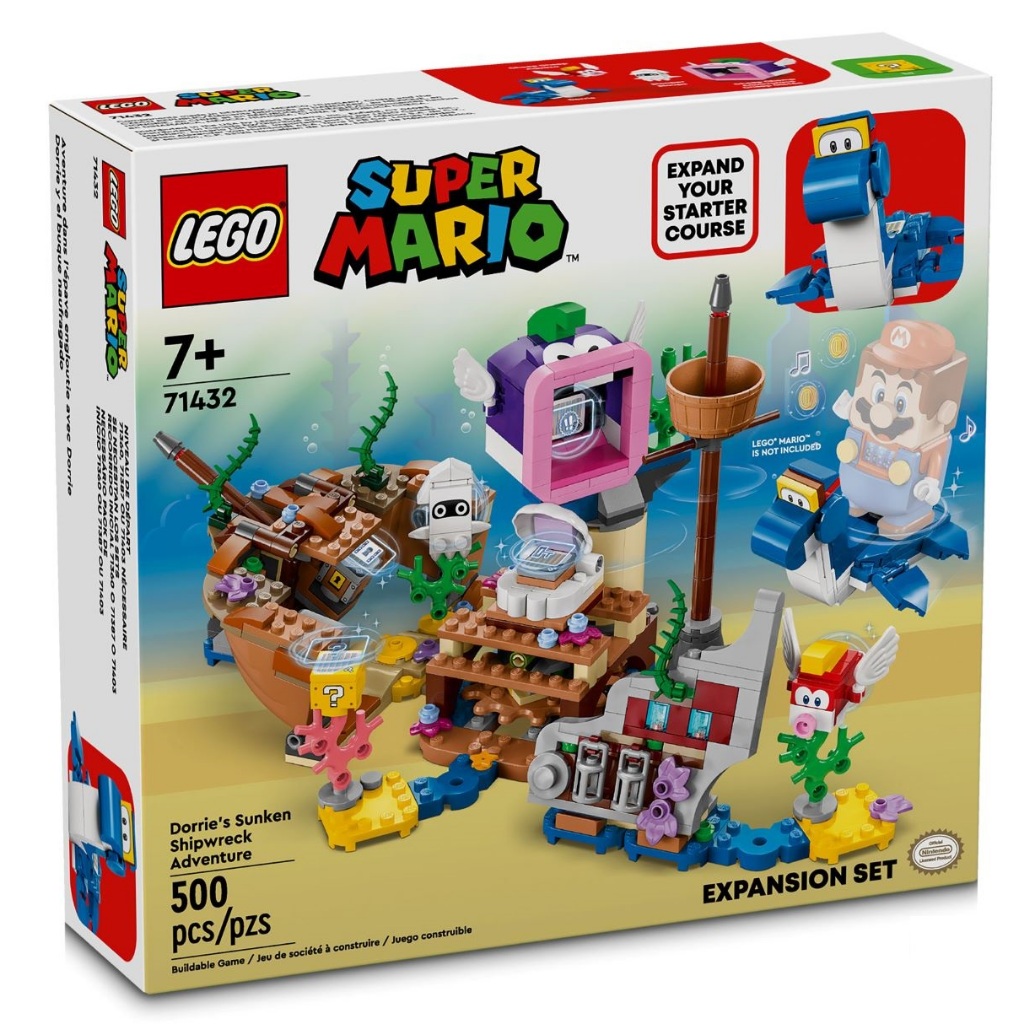 [想樂]全新 樂高 LEGO 71432 Super Mario 瑪利歐 海龍王的沉船探險 | 蝦皮購物