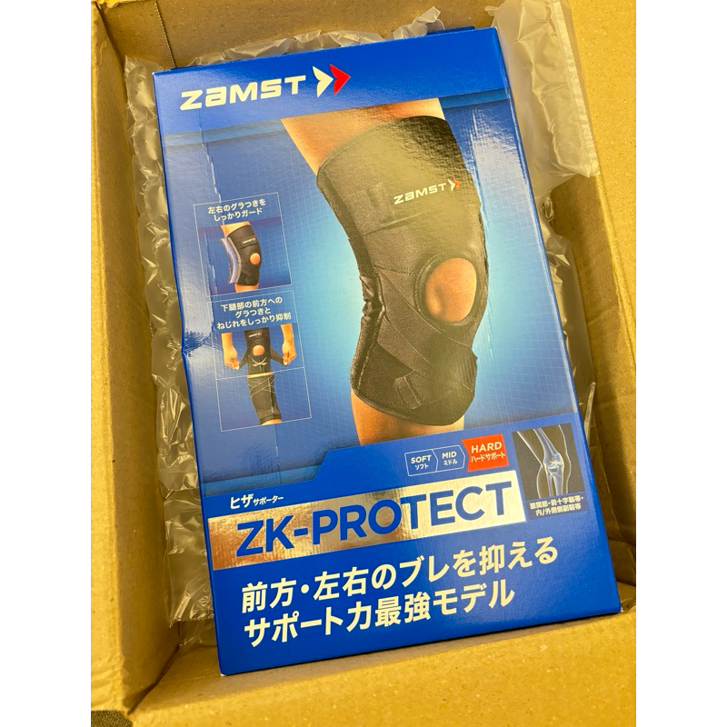 [全新未使用]ZAMST ZK-PROTECT ZK系列 運動護膝 膝蓋護具 M size | 蝦皮購物
