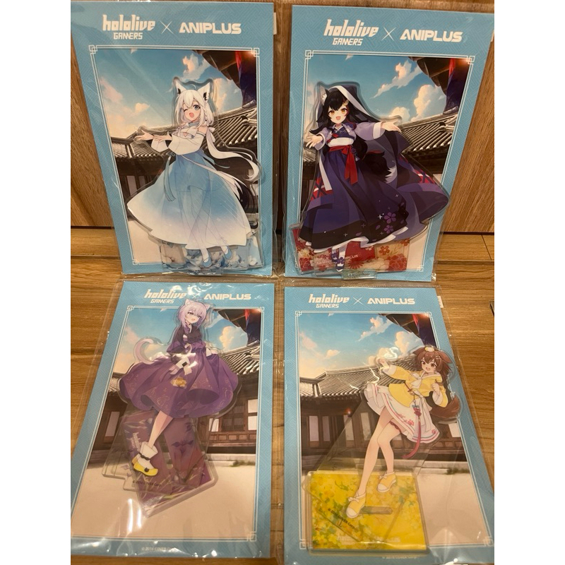 現貨Hololive 韓國x Aniplus咖啡廳 限定立牌 Gamers 白上吹雪 大神澪 貓又小粥 戌神沁音 | 蝦皮購物