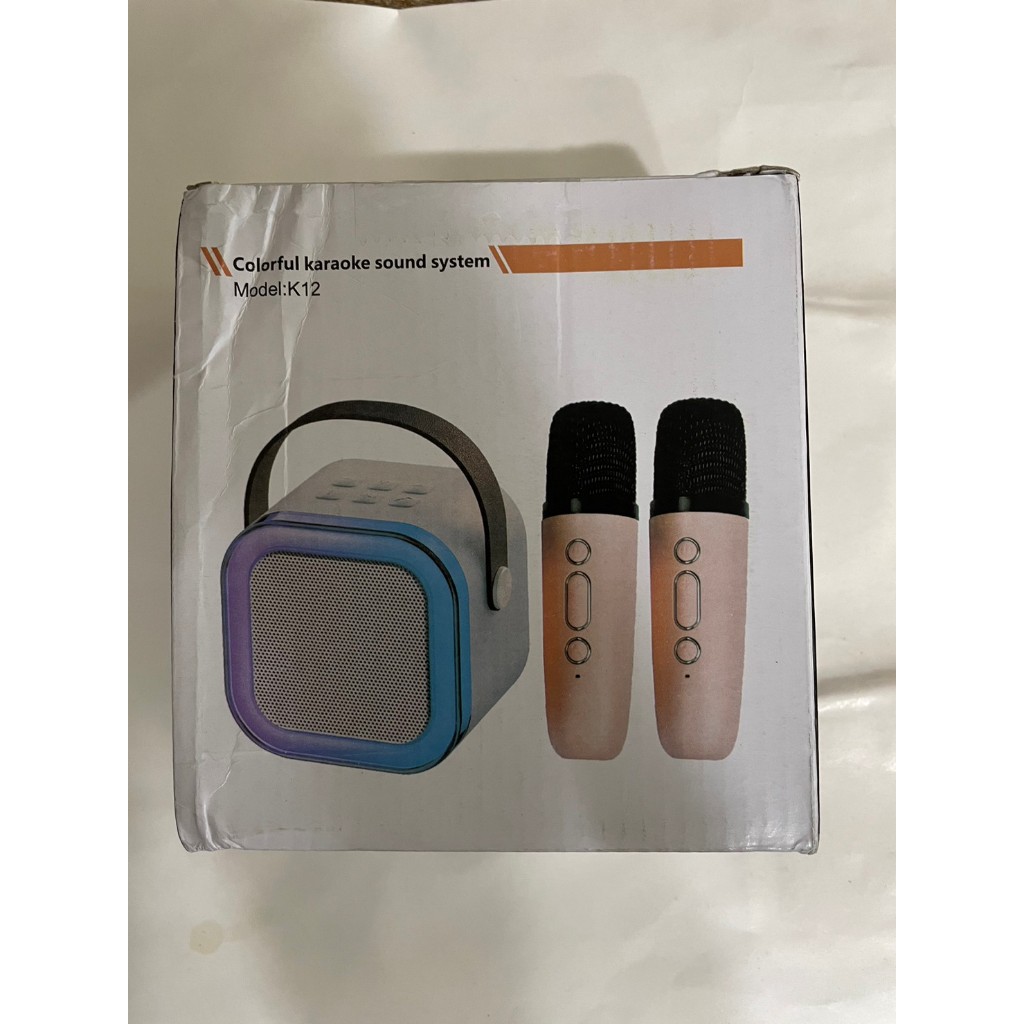 全新 K12 迷你麥克風 藍芽麥克風 行動ktv k歌麥克風 迷你卡拉OK 手提音響 音響 喇叭 櫻花粉 賣199元 | 蝦皮購物