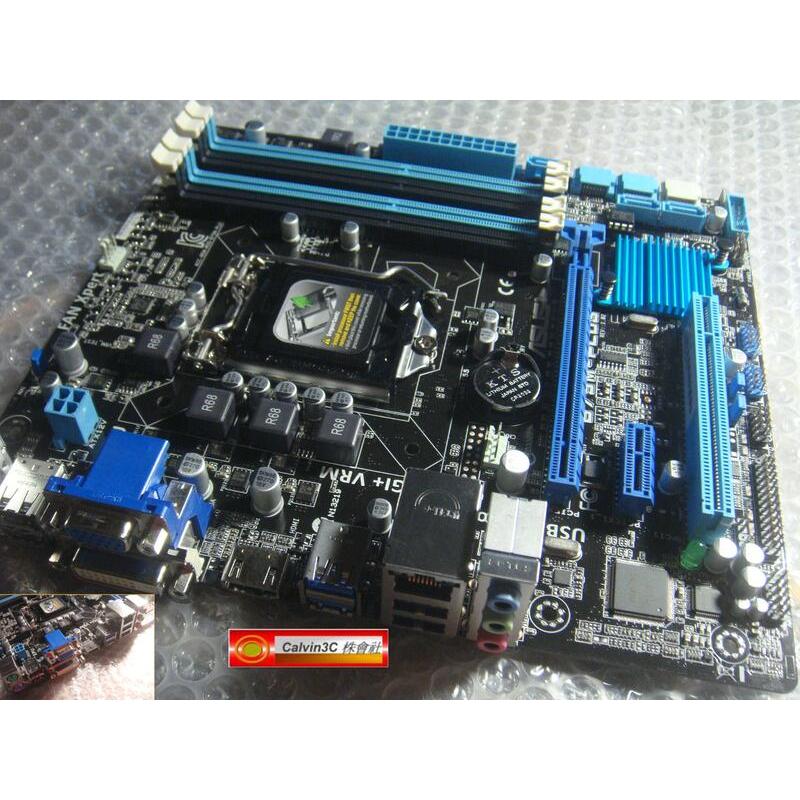 華碩 ASUS B75M-PLUS Intel B75晶片 4組DDR3 6組SATA USB3.0 內建顯示 HDMI | 蝦皮購物
