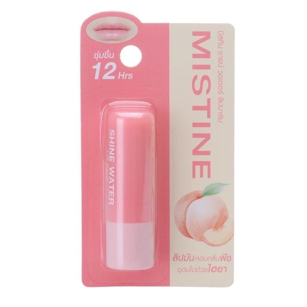 (預購請先詢問到貨日)泰國代購Mistine Shine Water 蜜桃保濕護唇膏-2.5g | 蝦皮購物