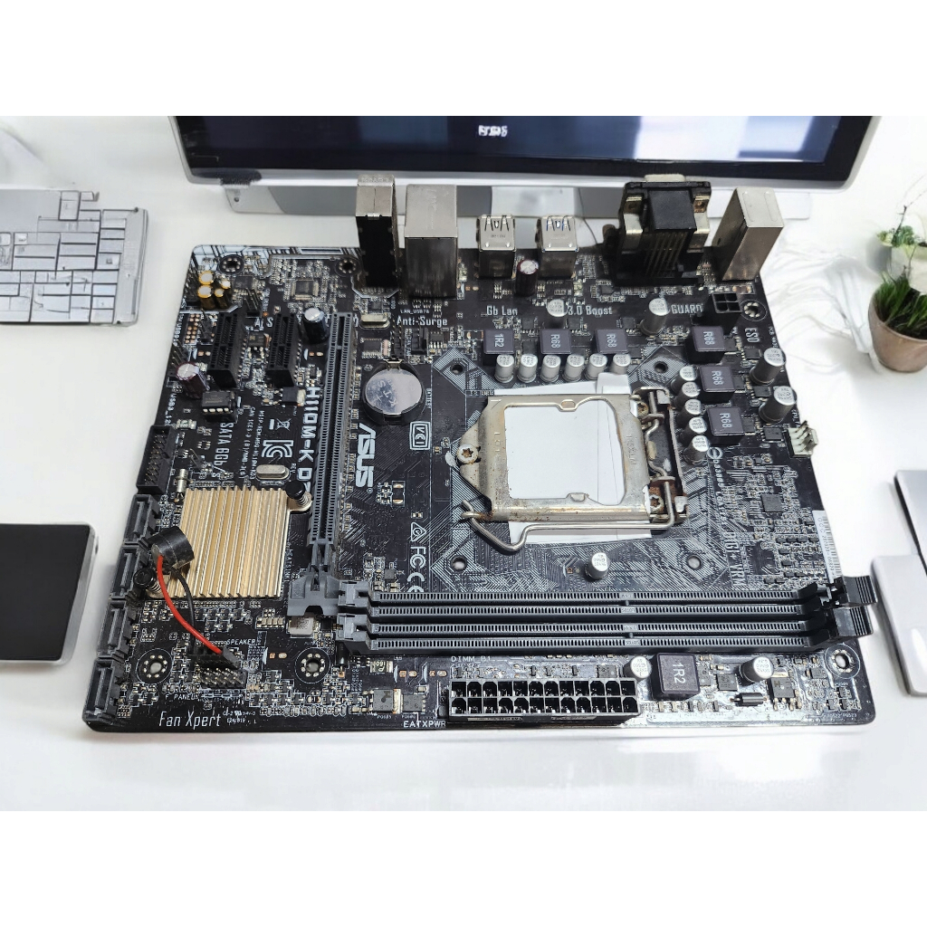 含稅 華碩 H110M-K D3 附檔版 1151 保固一個月 12M125 | 蝦皮購物