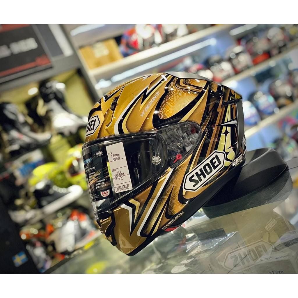 🏆UPC騎士精品-旗艦館🏆 SHOEI X-15 DAIJIRO GOLD 加藤大治郎 限定 黑金版 黃金 | 蝦皮購物