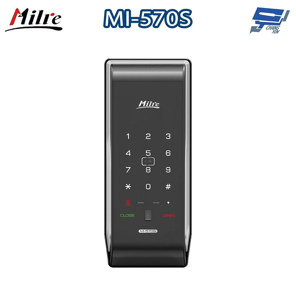 昌運監視器 Milre 美樂 MI-570S 三合一卡片/密碼/鑰匙輔助型電子門鎖 輔助鎖(請來電洽詢) | 蝦皮購物