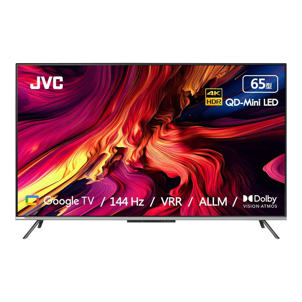 【JVC】65型MiniLED原生144Hz+QLED+GoogleTV 4K聯網顯示器器│(65XM) | 蝦皮購物