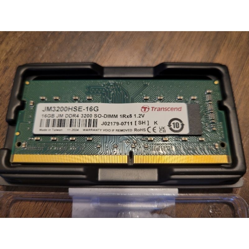 [拆機新品] (送免運蝦皮店到店)創見 Transcend 16G DDR4 3200 | 蝦皮購物