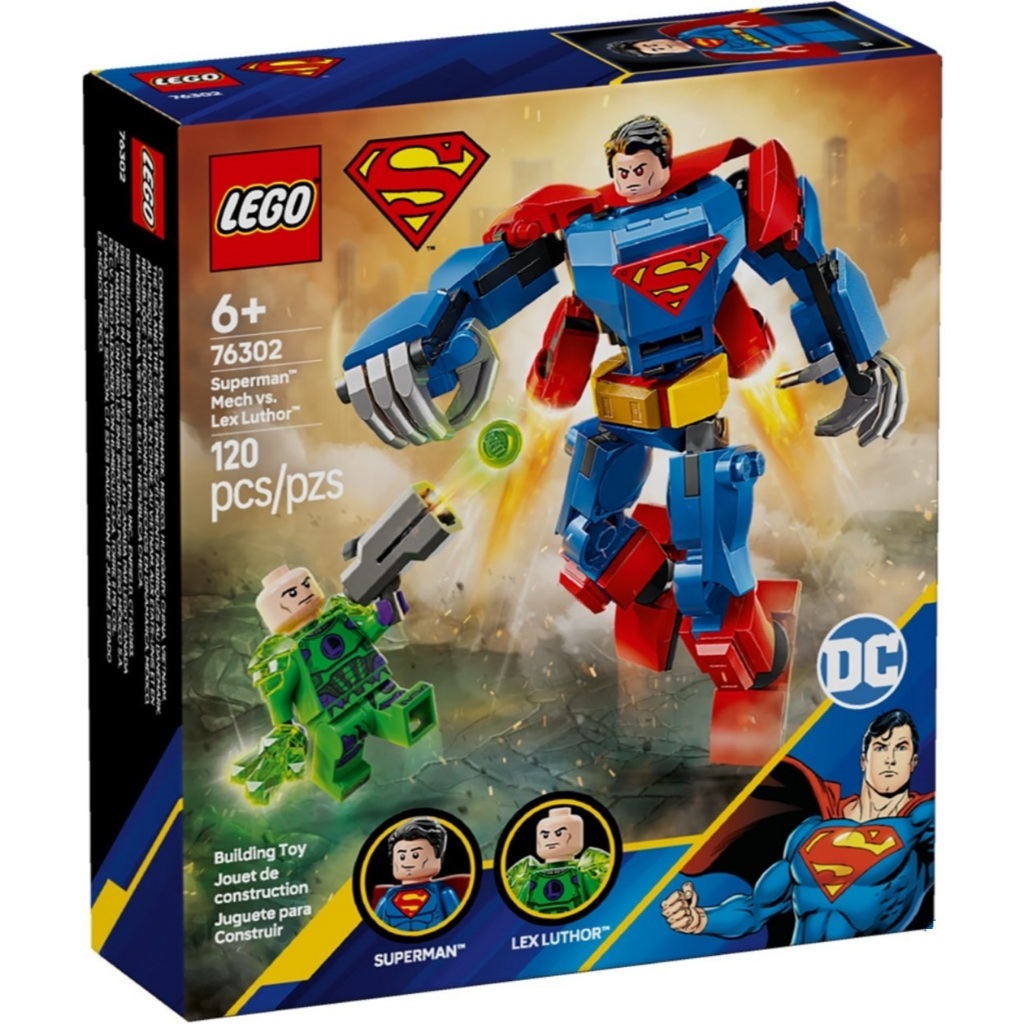 LEGO 76302 超人機甲大戰雷克斯路瑟《熊樂家 高雄樂高專賣》DC Super Heroes 超級英雄系列 | 蝦皮購物
