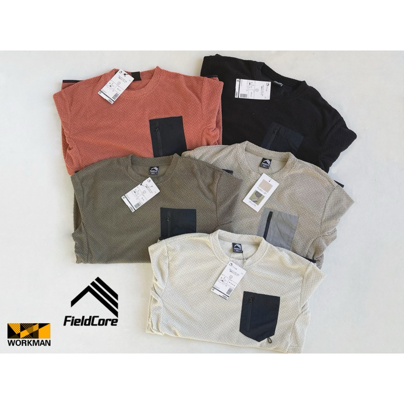 🇯🇵日本 workman field core 登山露營抓絨輕量保暖機能長袖t恤 五色 男女可穿 R1 Air | 蝦皮購物