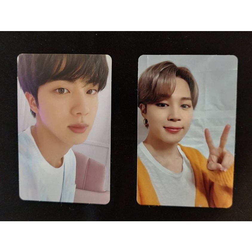 【BTS】《BE》Essential Edition隨機成員小卡(Jin)+官方特典證件套小卡(Jimin) | 蝦皮購物