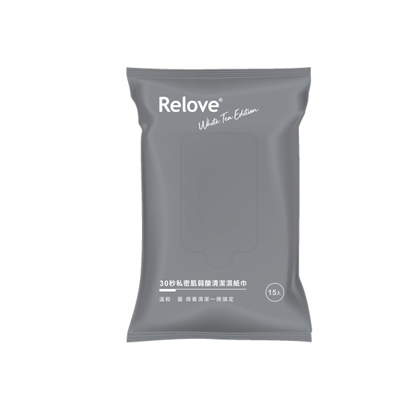 RELOVE 私密肌 30秒面膜 濕紙巾 15入/包 私密濕紙巾 私密清潔 私密異味 | 蝦皮購物