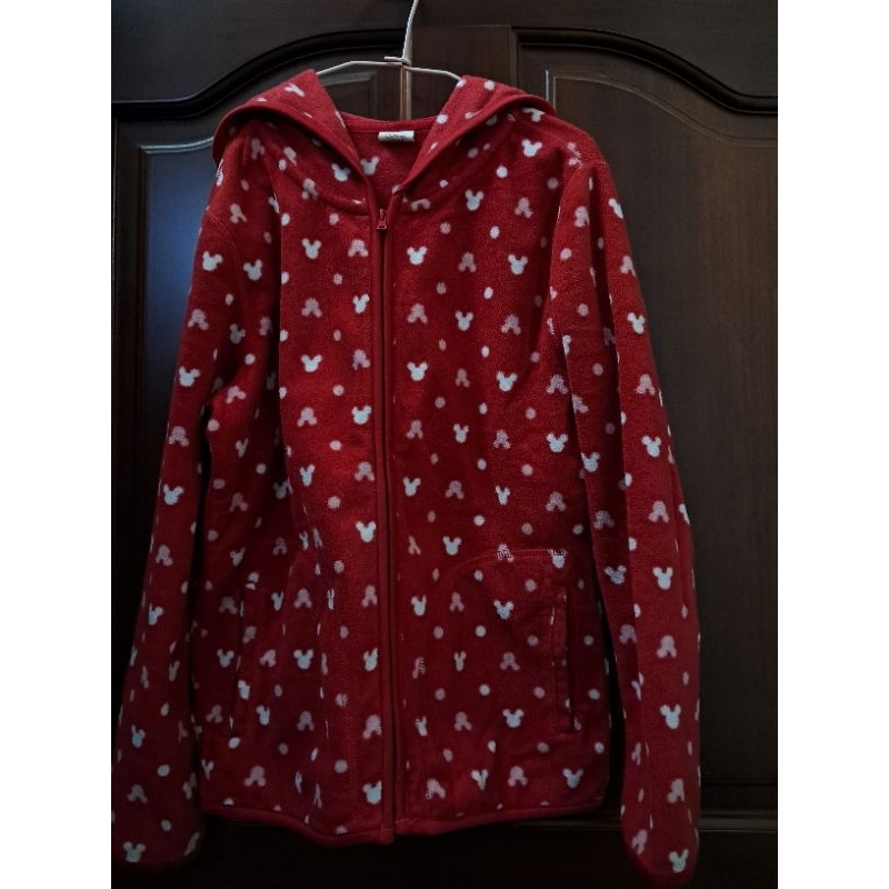 二手 女童】 lativ 愛心 刷毛連帽外套 外套【尺寸：140 cm】 | 蝦皮購物