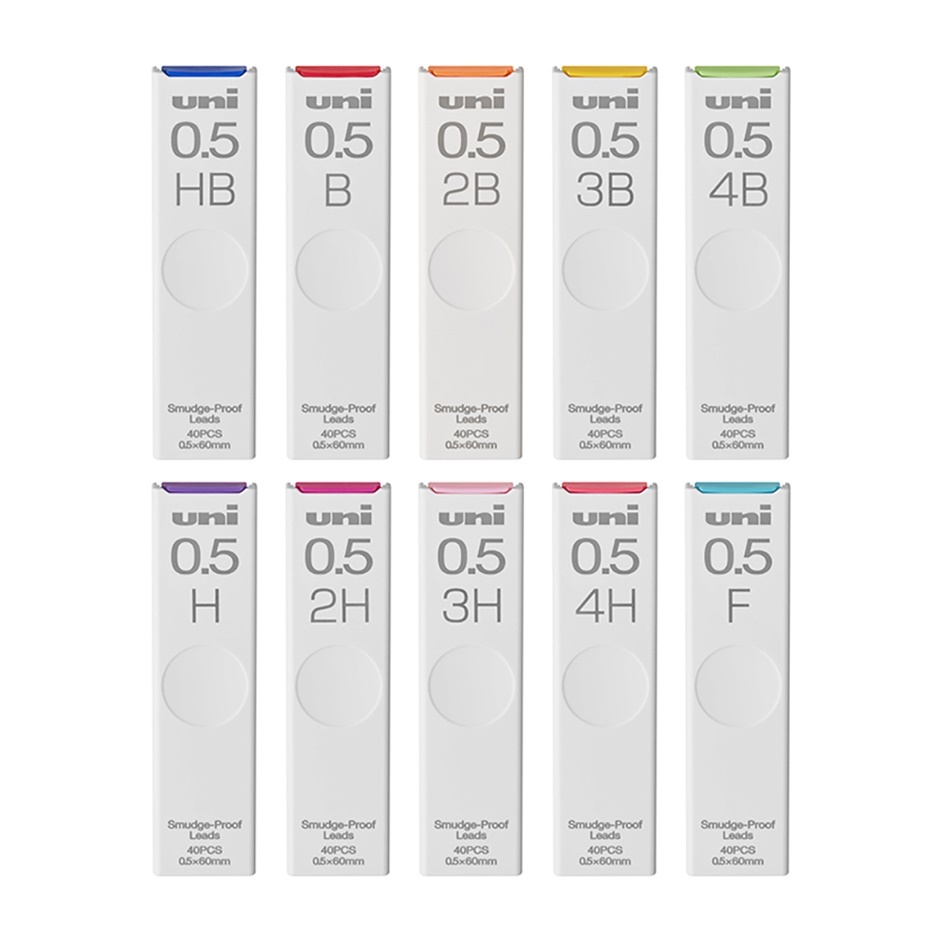 【文具王子】⚡現貨! uni 三菱 0.5mm 抗汙自動鉛筆芯 UL-S-0.5-40 | 蝦皮購物