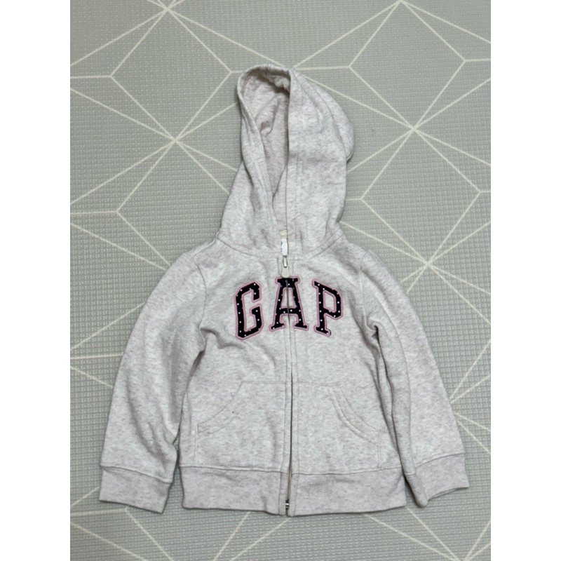 (二手) GAP 2y女寶外套 連帽外套 冬天外套 米色外套 | 蝦皮購物