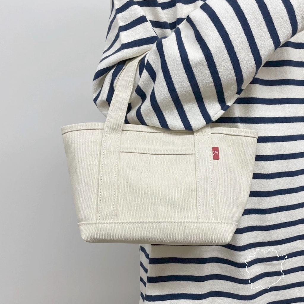 afugi 倉敷帆布午餐托特包 8號帆布 較小 可愛 迷你尺寸 緊湊 便利 日本製 | 蝦皮購物