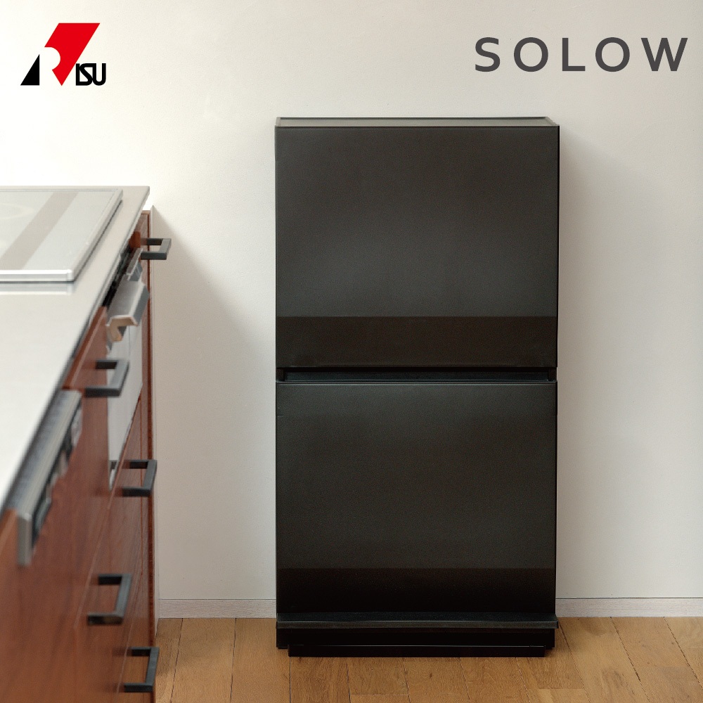 日本RISU｜SOLOW系列 多功能抗菌雙層收納櫃垃圾桶 45L | 蝦皮購物
