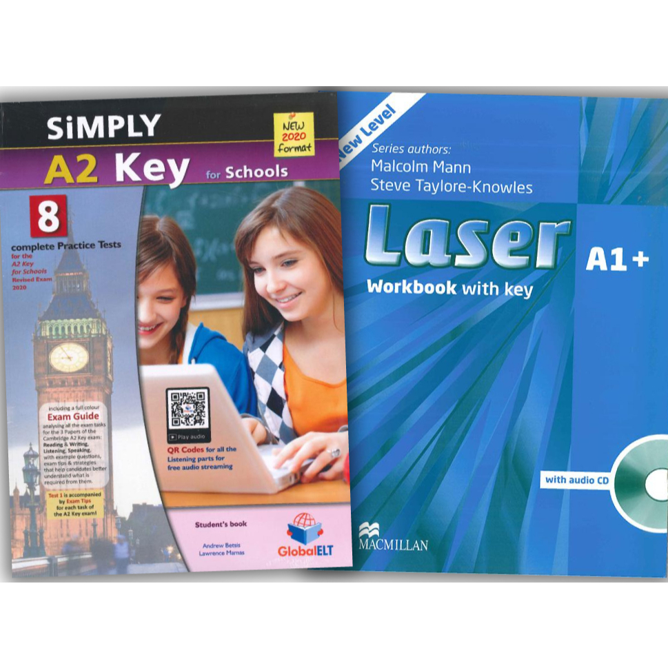 2020 Simply A2 + Laser A1+ Workbook (w/Ans+CD) | 蝦皮購物