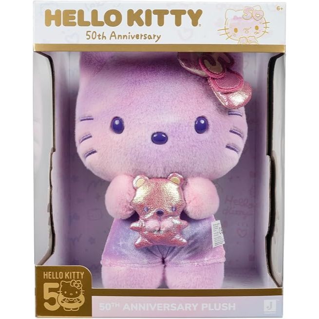 【TF】現貨*美國購回正品 三麗鷗 Hello Kitty 凱蒂貓 50周年 紀念款 玩偶 | 蝦皮購物