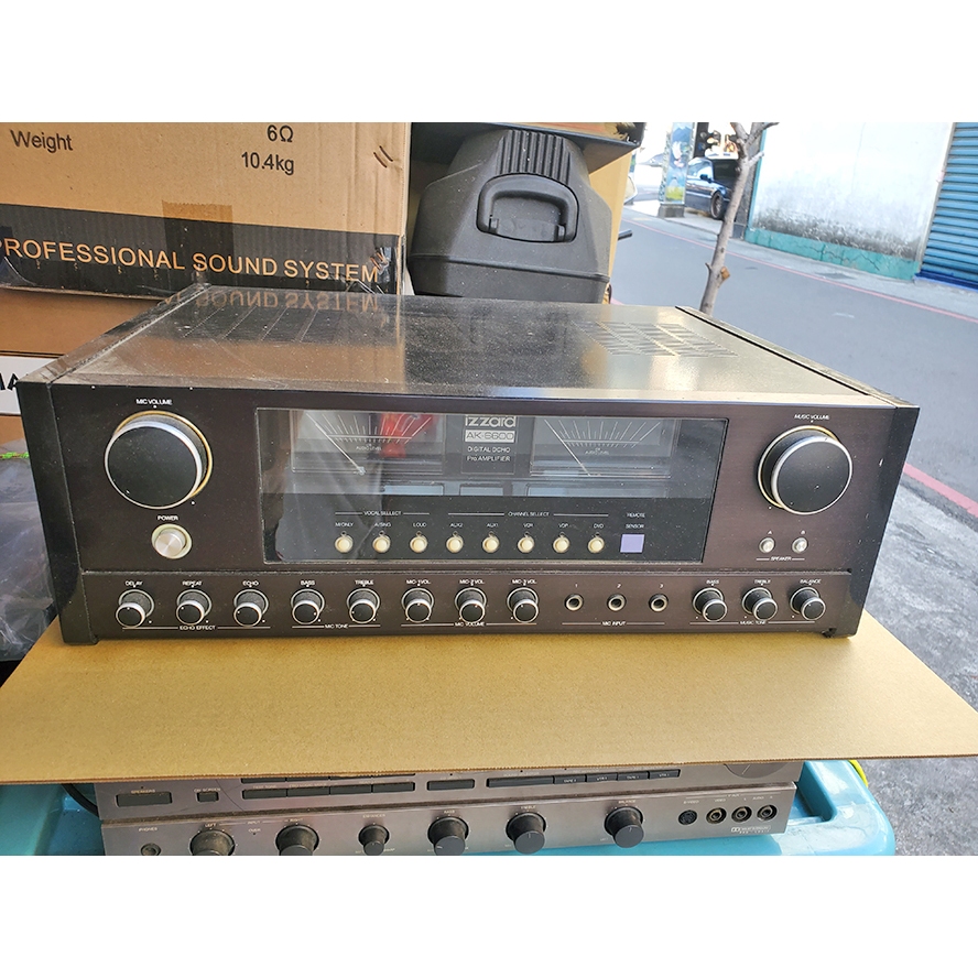【中古】izzard 卡拉OK綜合擴大機 AK-6600 數位回音混音 200W 重量12kg | 蝦皮購物