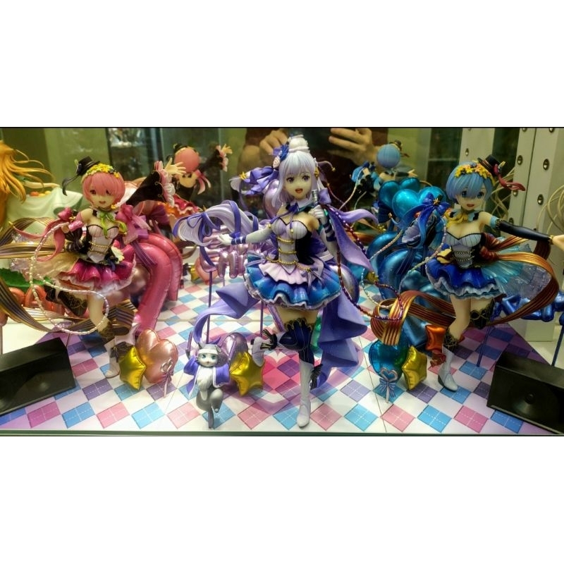 （保留中）現貨一套 Estream ssf 雷姆 拉姆 愛蜜莉雅 偶像 Ver 特典版附地台 從零開始的異世界生活Re0 | 蝦皮購物