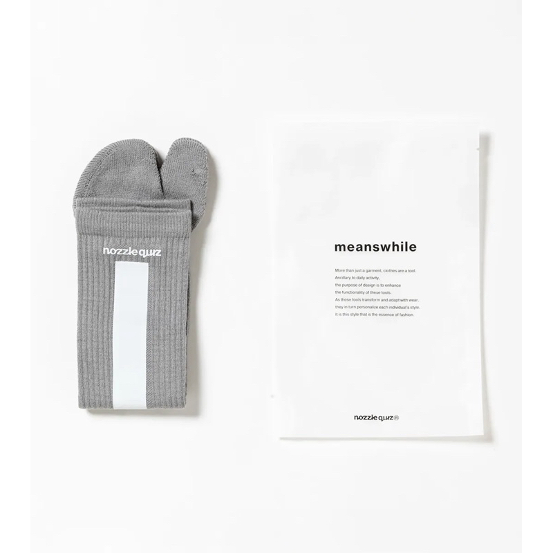 Goopi meanswhile® x nozzle quiz® Tube Tabi Socks 分趾中筒襪 | 蝦皮購物