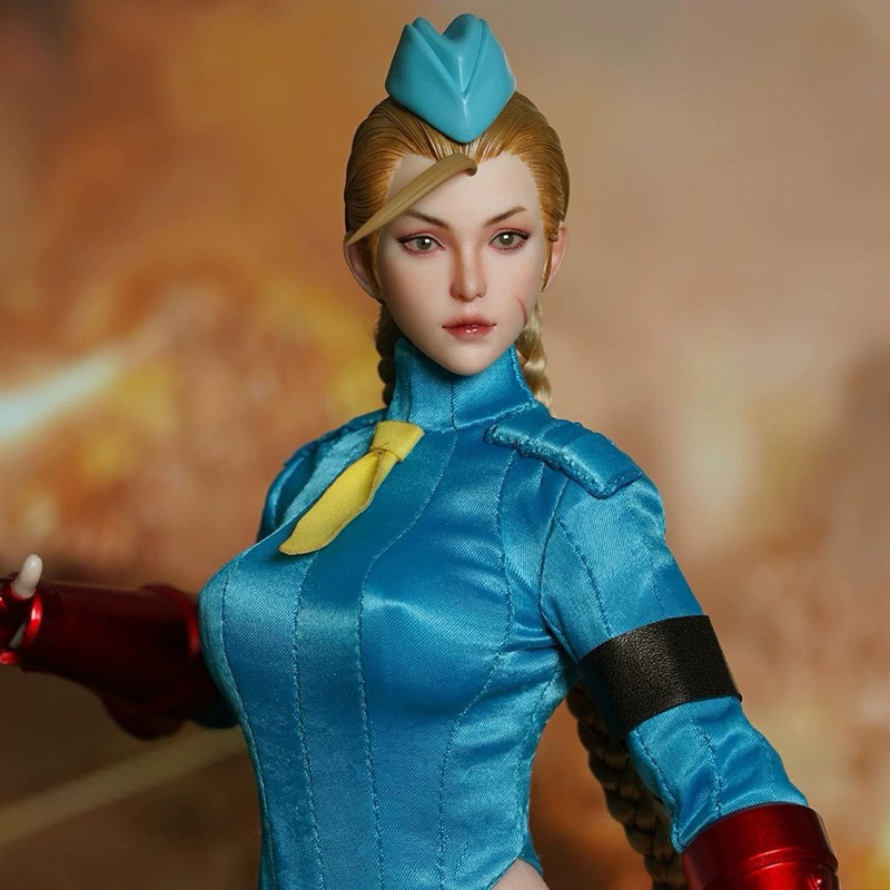 現貨 PLAY TOY P020 藍色款 格鬥女戰士 快打旋風 嘉米 倩咪 CAMMY 1/6 可動女兵人 | 蝦皮購物