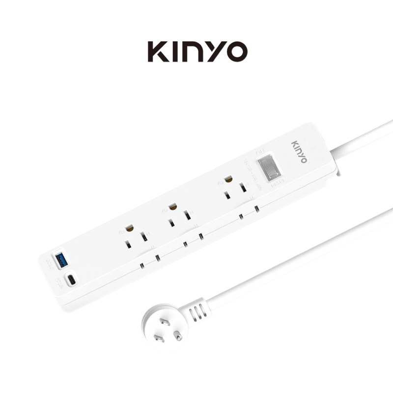 【KINYO】1開6插PD快充延長線6呎 延長線 (NSDPD) 6呎 耐燃材質 抗雷擊 過載自動斷電 多孔延長線 | 蝦皮購物